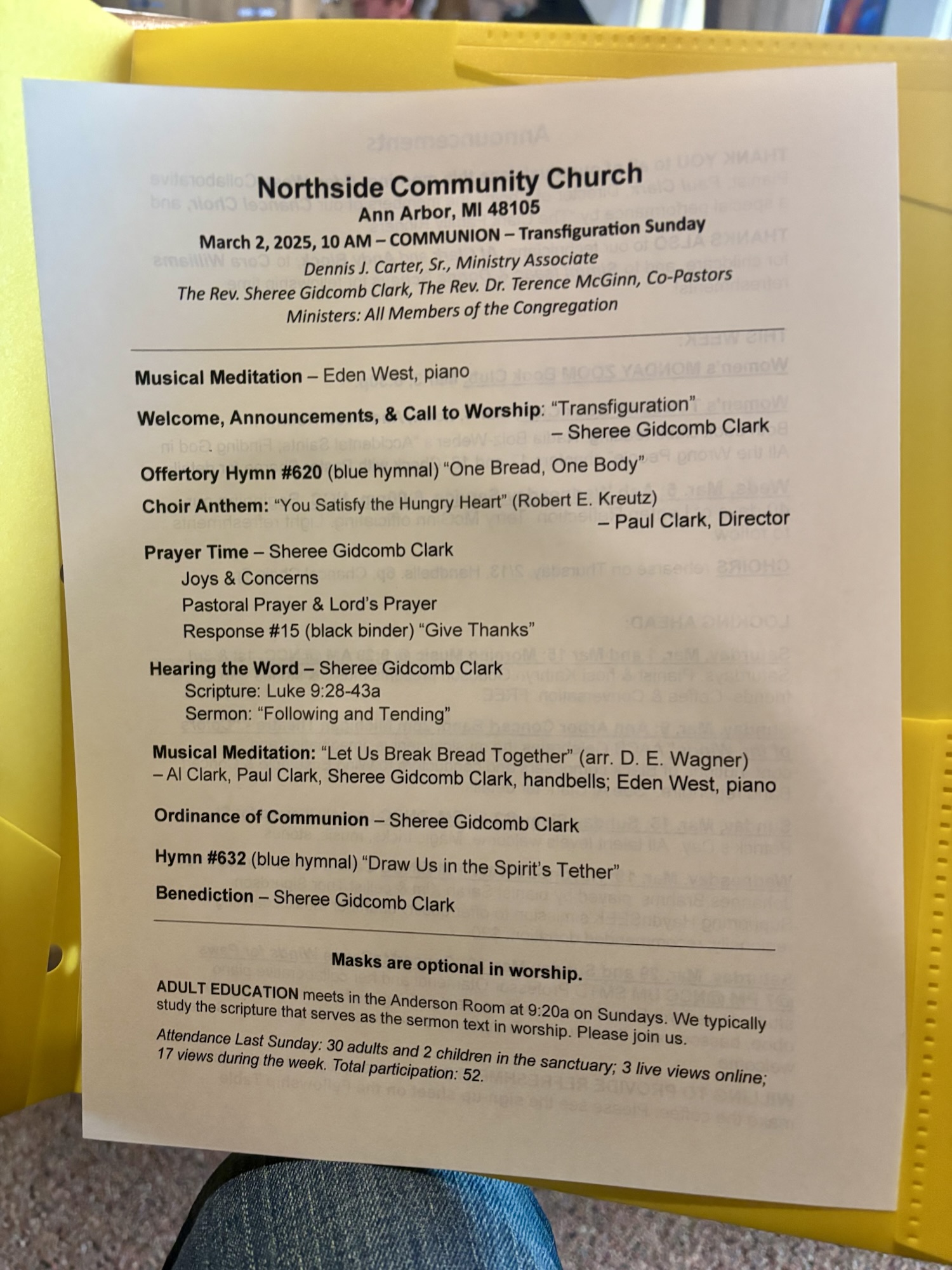 Refreshments for My Church Family! – Smriti "Simmi" D. Isaac